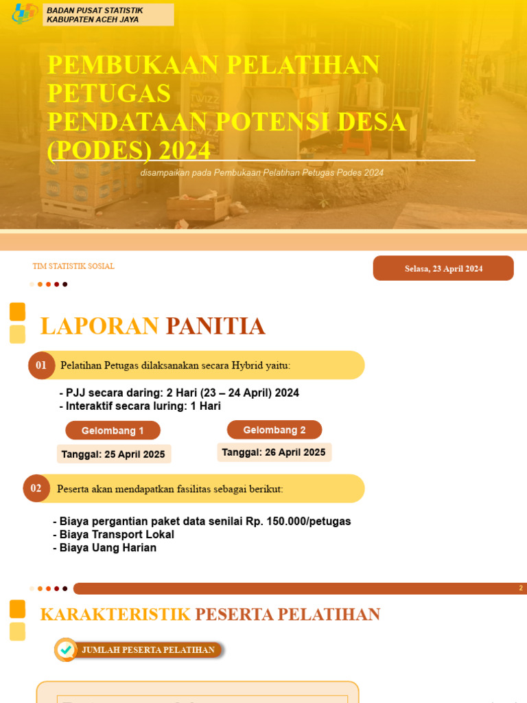 Slide Pembukaan Pelatihan Zoom | PDF