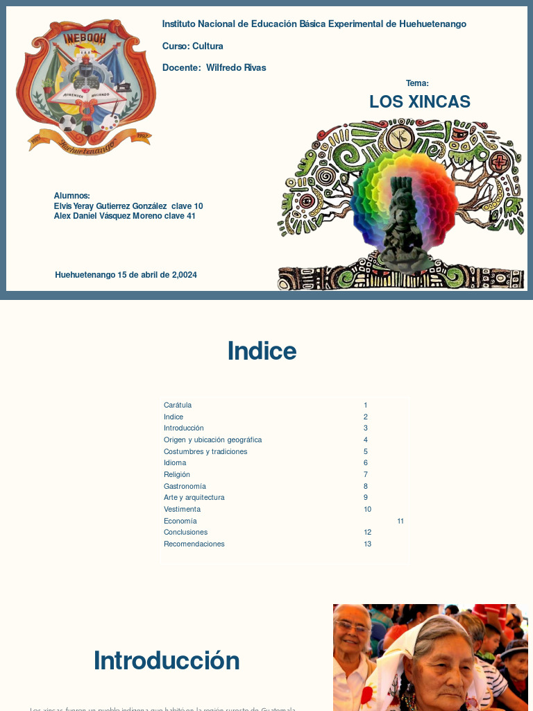 Cultura y Tradiciones de los Xincas | PDF | Agricultura | Ropa
