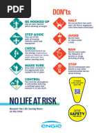 Lifesaving Rules Poster | PDF | Safety