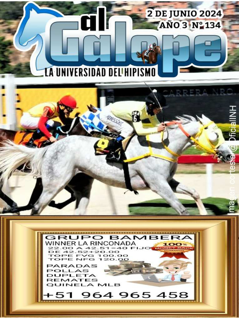 Al Galope 2 de Junio 2024 | PDF | Historia