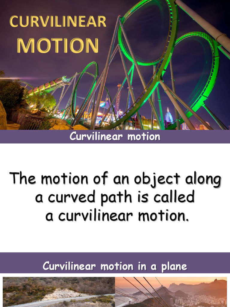 7 Curvilinearmotion 180828083435 | PDF | Acceleration | Geometry