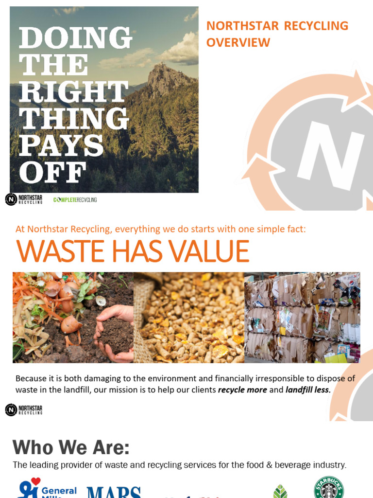 Northstar Waste Management Overview | PDF | Recycling | Waste