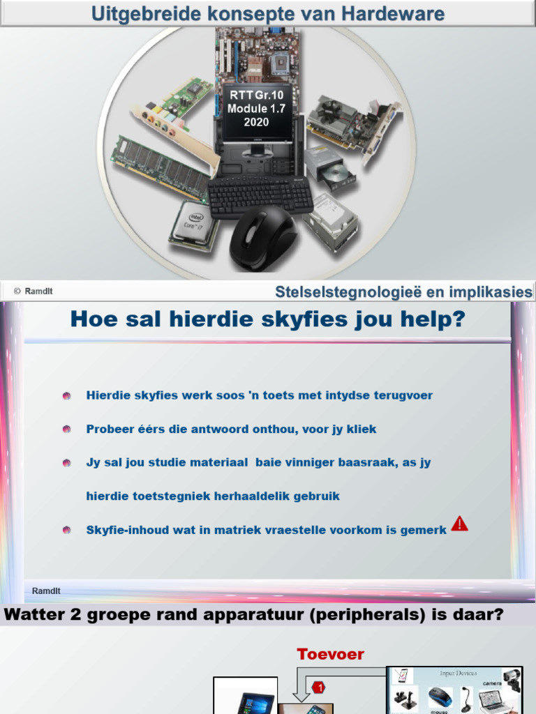 Gr.10 RTT Mod 1.7 - UItgebreide Konsepte Van Hardeware | PDF
