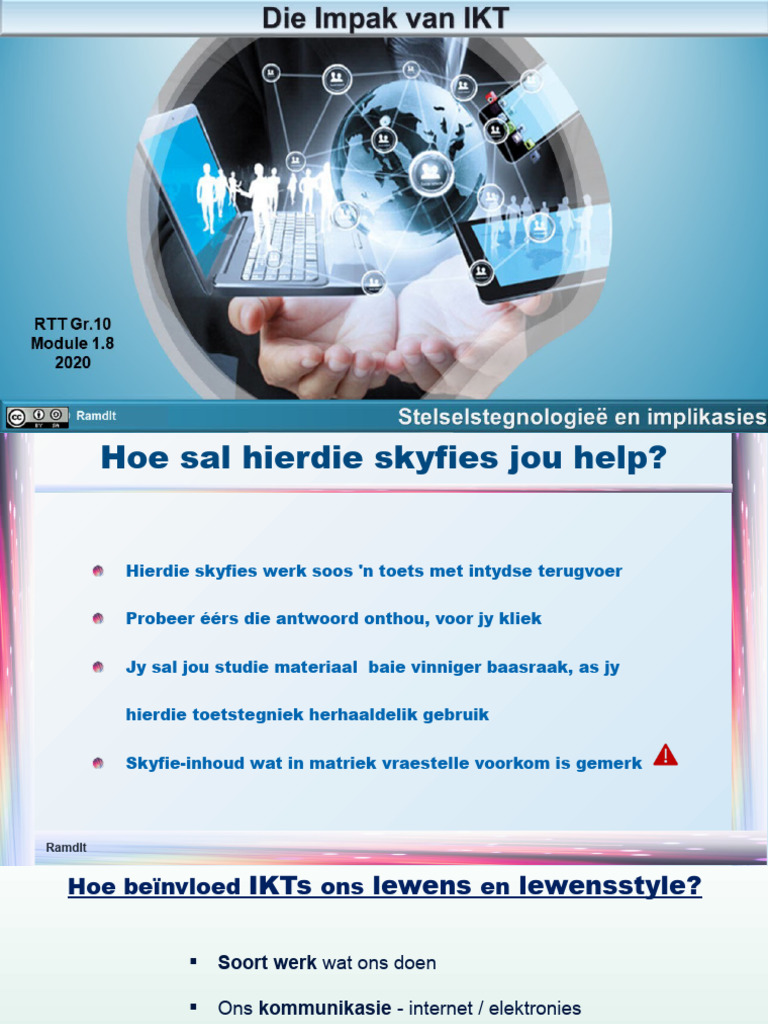 Gr.10 RTT Mod 1.8 - Die Impak Van IKT | PDF