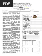 Henry Classification System With Fbi Modifications Pdf Fingerprint