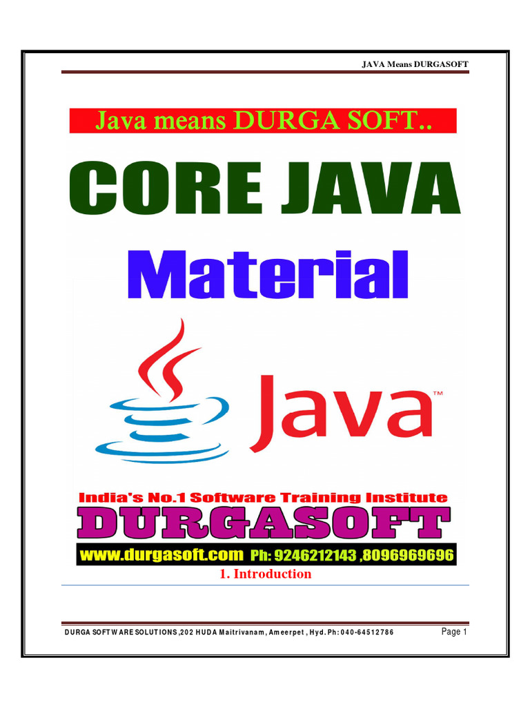 Introduction Download Free Pdf Inheritance Object Oriented Programming Java Programming