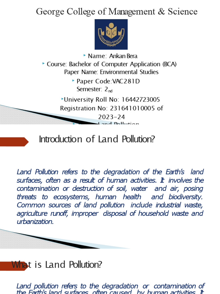 Ankan Bera - 16442723005 | PDF | Pollution | Waste