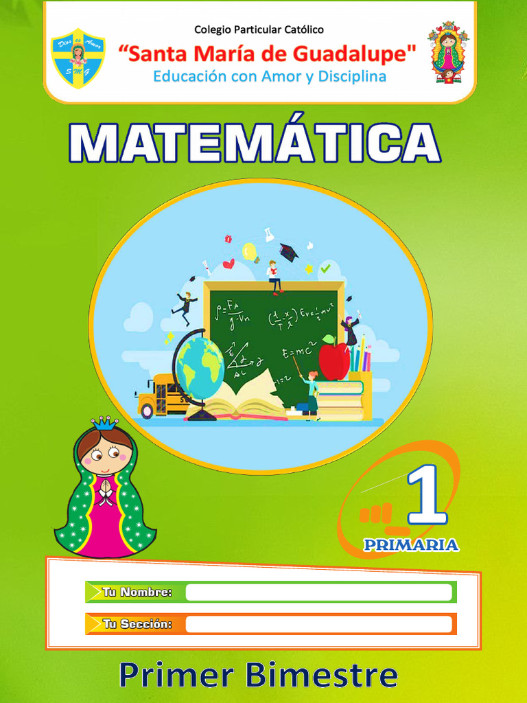 1 Libro Matemática 1° Primaria | PDF | Sustracción | Ecuaciones