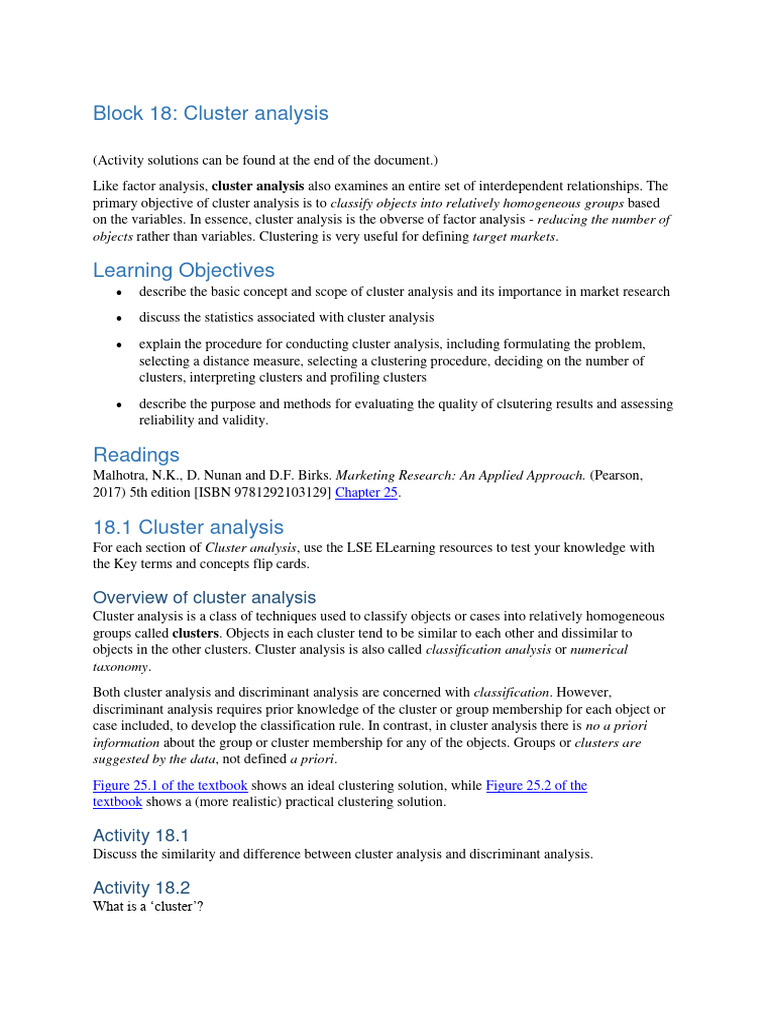 Block 18 ST3188 | Download Free PDF | Cluster Analysis | Visual Cortex