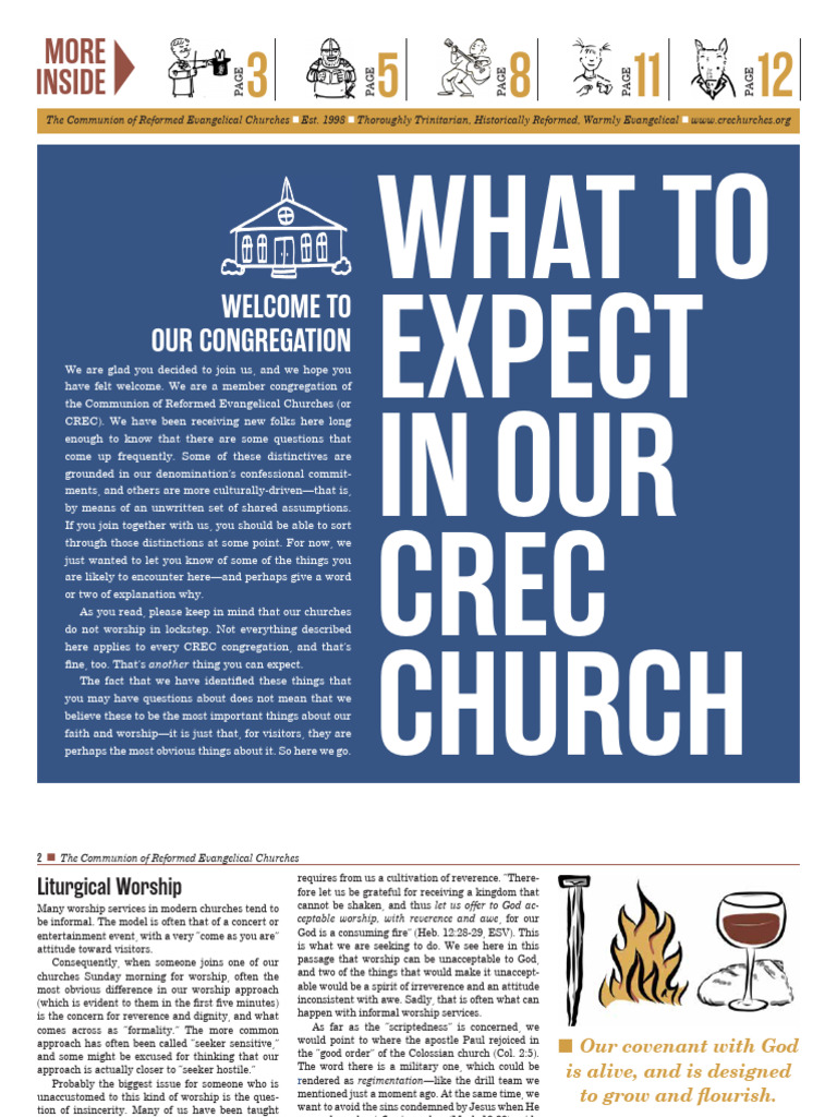 What+to+Expect+in+Our+CREC+Church WEB | PDF | Eucharist | Sermon