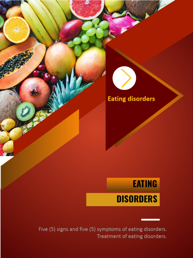 Eating Disorder Flyer | PDF | Self-Improvement