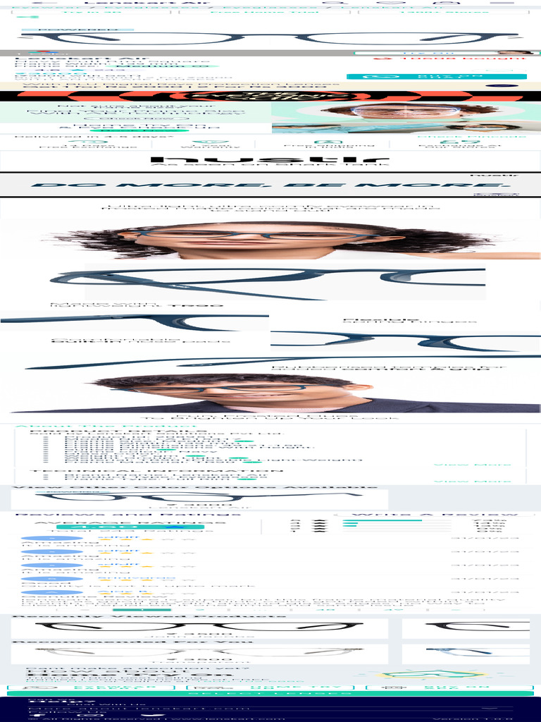 Peyush Bansal Shark Tank Navy Full Rim Hustlr Eyeglasses at | PDF | Glasses