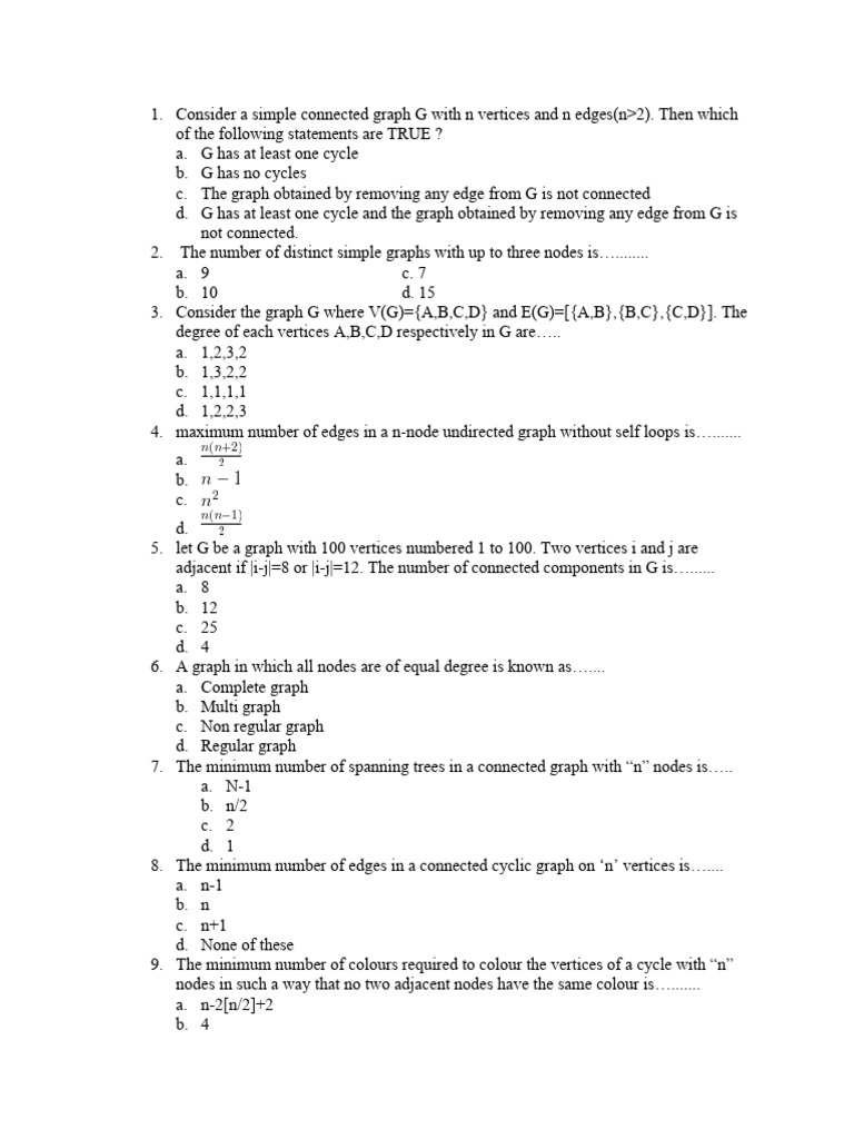 GA | Download Free PDF | Vertex (Graph Theory) | Time Complexity