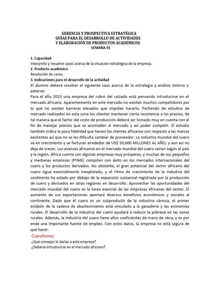 PCS3 Cárdenas Gutiérrez | PDF | Pequeñas y medianas empresas | Mercado (economía)