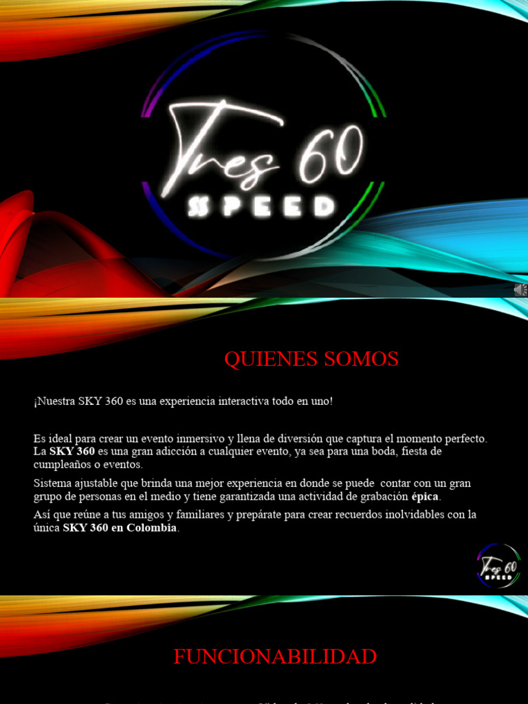 PRESENTACION BASE SKYTres60SPEED | PDF