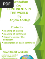 Seven Continents Song Lyrics | PDF | Continent | Earth Sciences