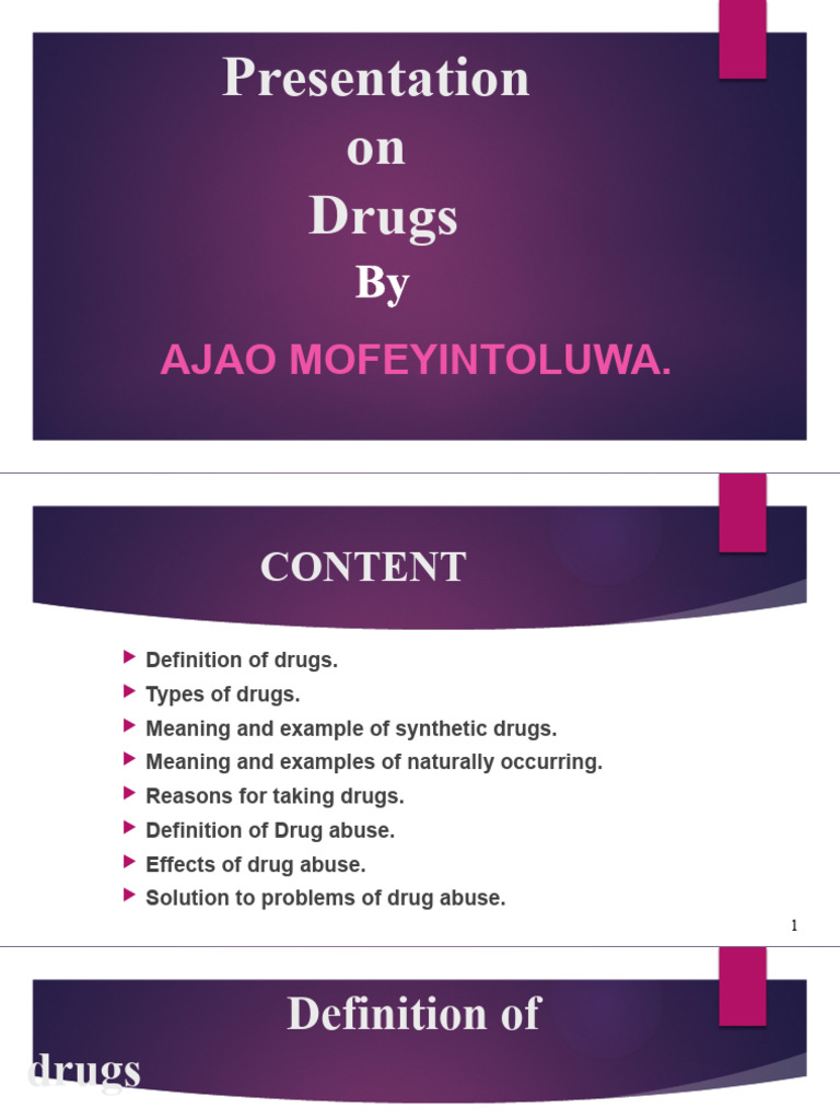 Mofeyintoluwa Ajao | PDF | Substance Abuse | Drugs