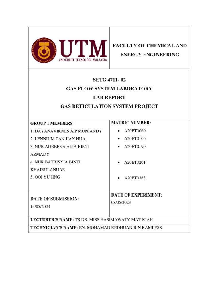 LPG Gas Reticulation System Report | PDF | Liquefied Petroleum Gas ...