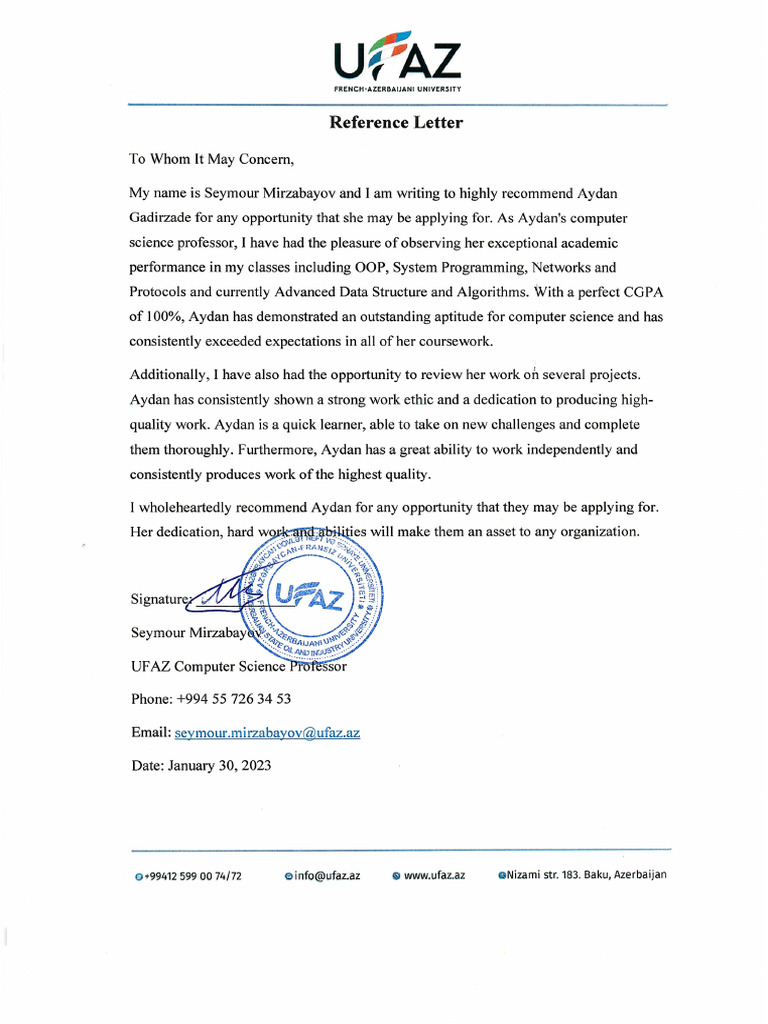 Rec Letters-5 | PDF