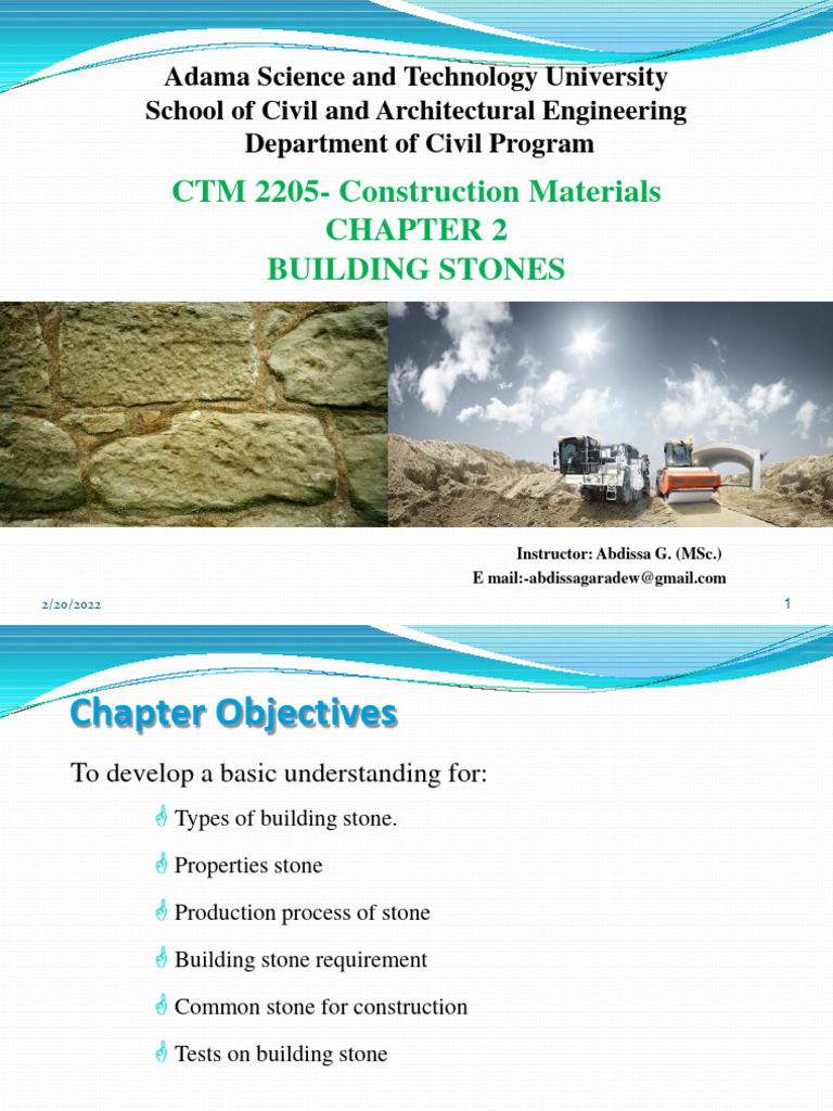 Chapter 2 Lecture Buliding Stone | PDF | Rock (Geology) | Igneous Rock