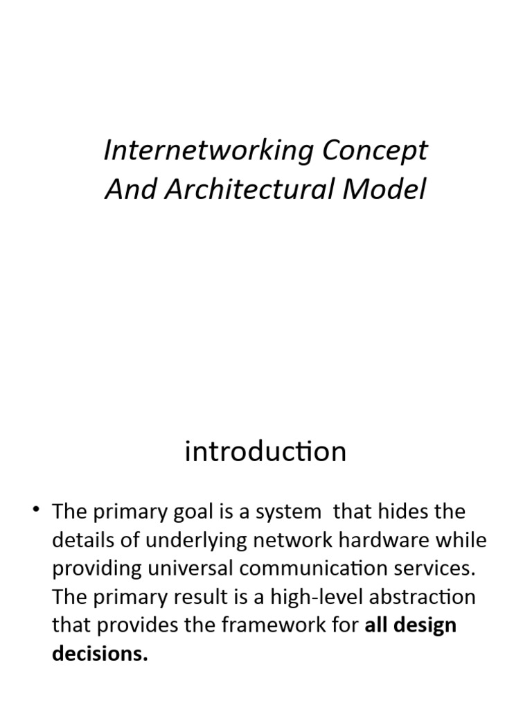 Internetworking Concept | PDF | Computer Network | Router (Computing)