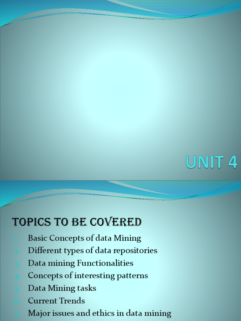 Cap481 - Business Communication Unit 4 | Download Free PDF | Data Mining | Data Warehouse