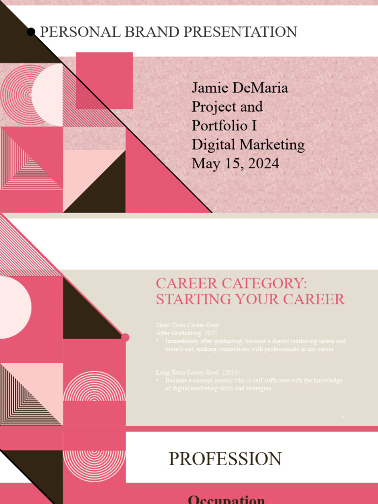 Personal Brand | PDF | Digital Marketing | Social Media