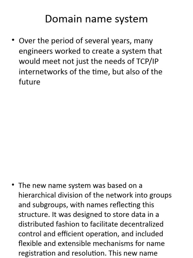 Domain Name System | PDF | Domain Name System | Computer Network Domain Name System | PDF | Domain Name System | Computer Network