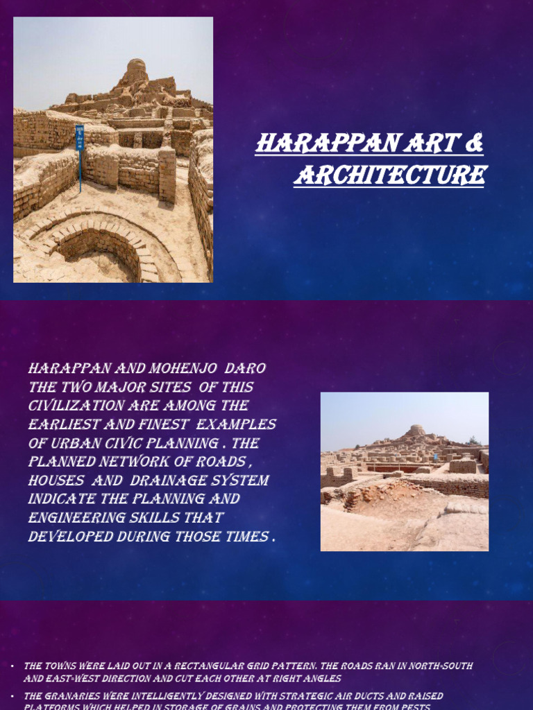 Harappan Art & Architecture | PDF | Social Science | Art
