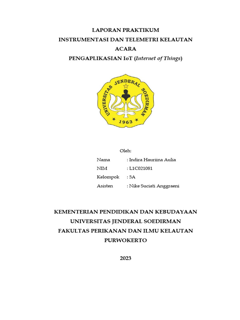 Indira Hauriina Aulia - L1C021081 - Laporan Praktikum ITK Acara 7 | PDF