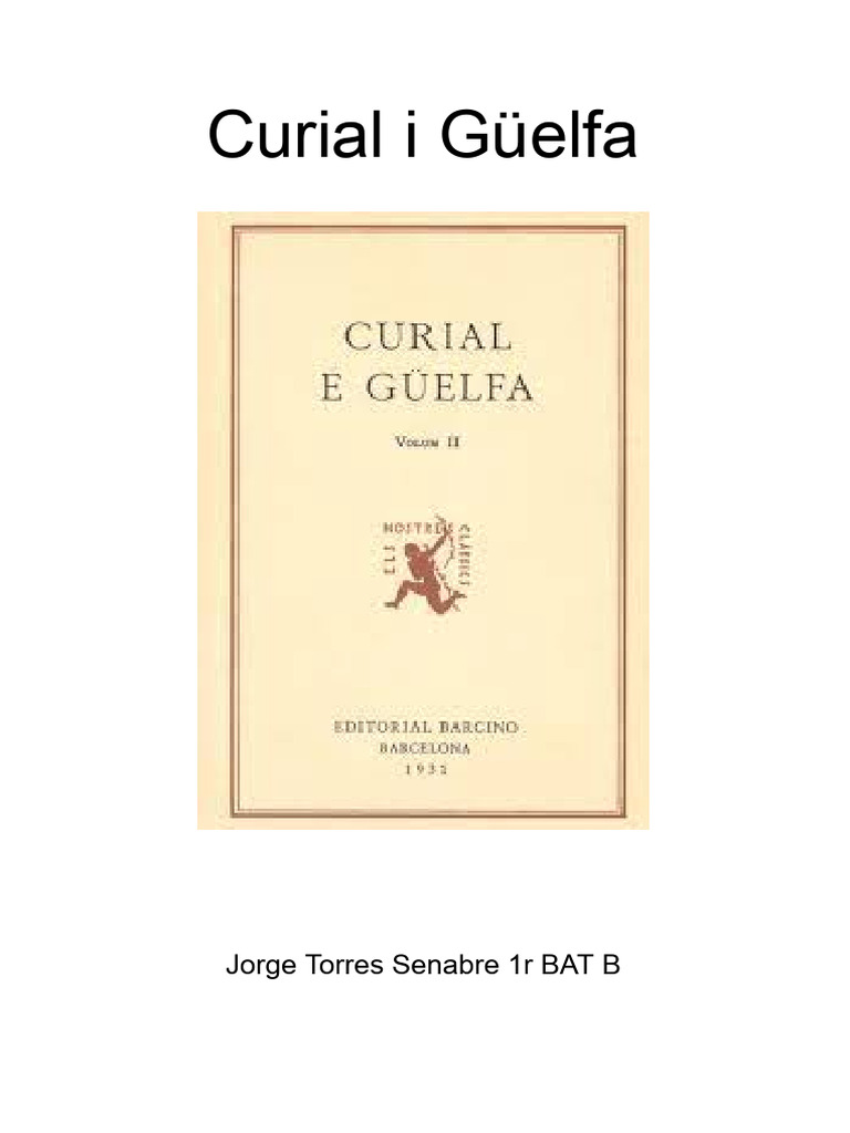 Treball Curial I Güelfa Jorge | PDF