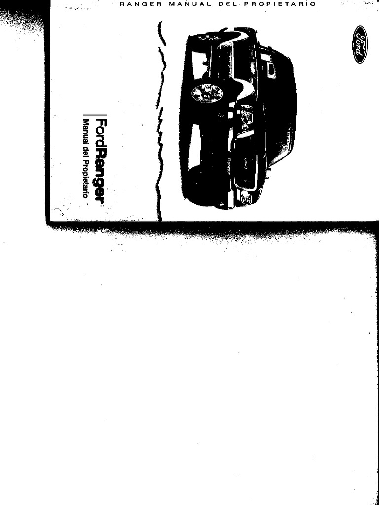 Manual de Operacion Ford Ranger | PDF