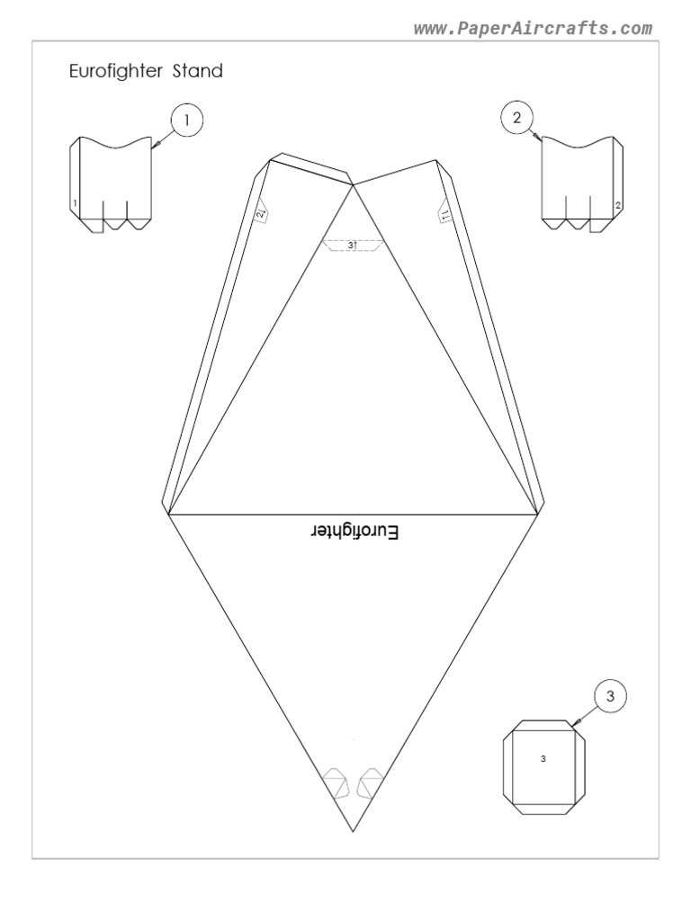 PaperAircrafts-Stand Eurofighter | PDF
