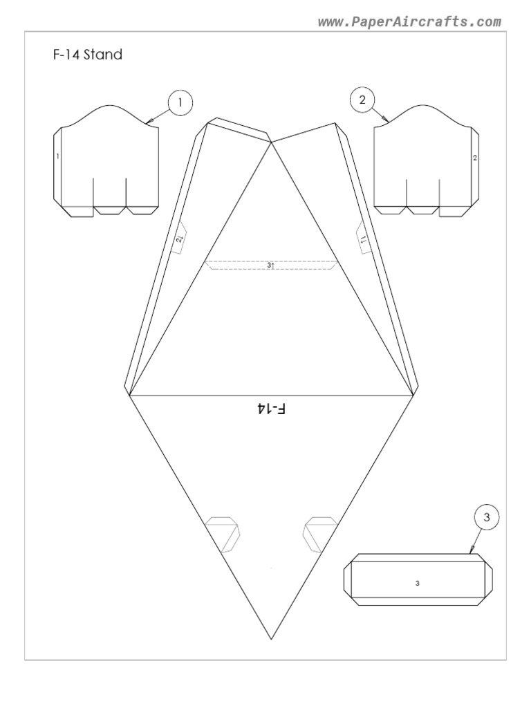 PaperAircrafts-Stand F-14 | PDF