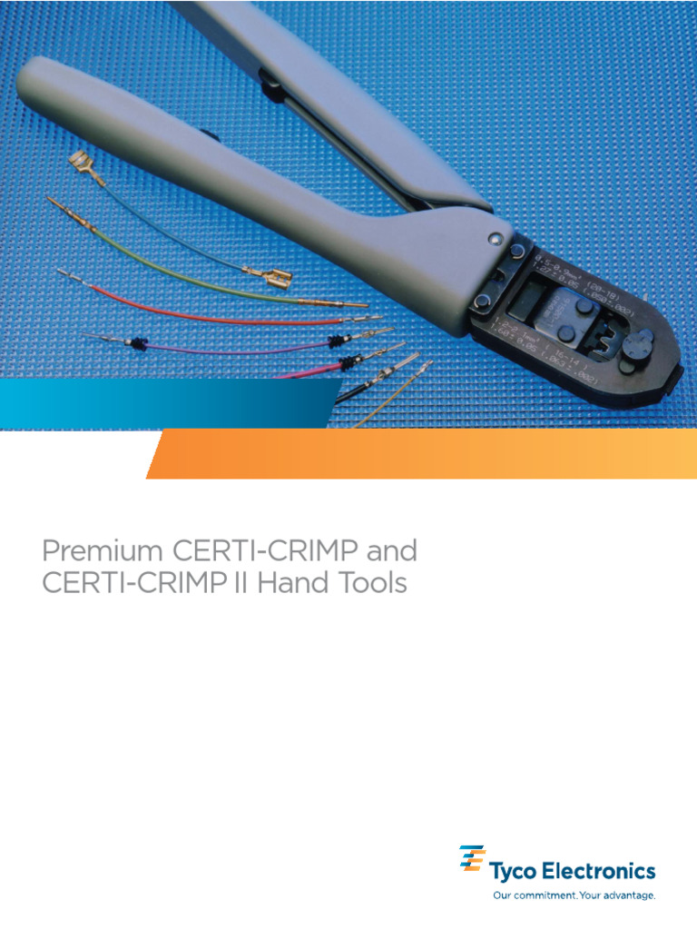 Premium CERTI-CRIMP and Certi-Crimp Ii Hand Tools | PDF | Electrical ...