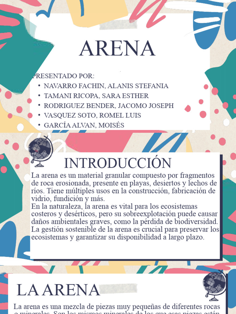Usos y propiedades de la arena | PDF | Lentes | Arena