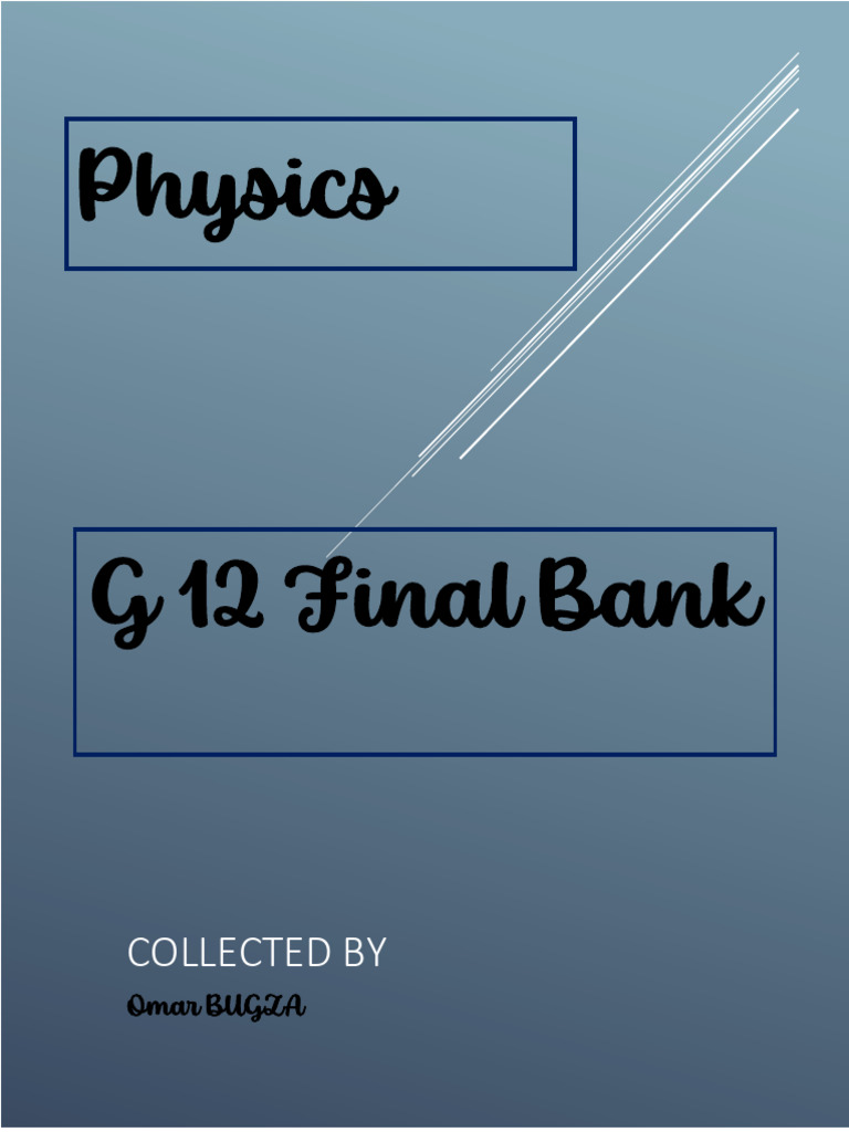 Final Physics | PDF | Oscillation | Refraction
