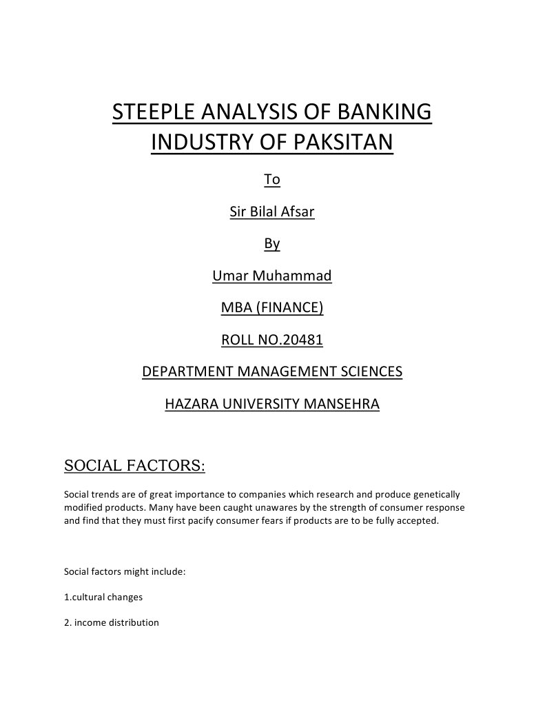 Steeple Analysis | PDF | Business