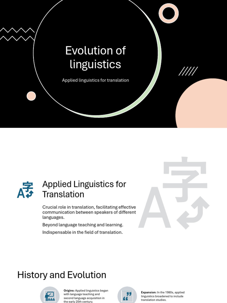 Development of Applied Linguitics For Translation | Download Free PDF ...