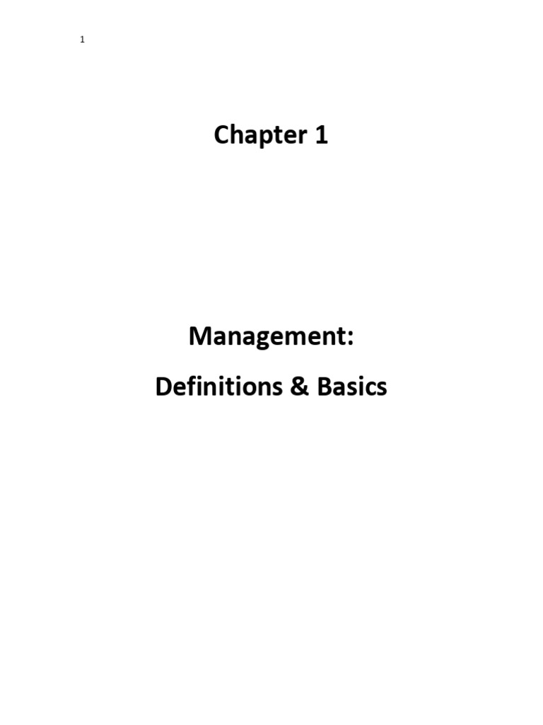 9756manaement & Economics - Ch1-CH4 | PDF | Project Management | Leadership