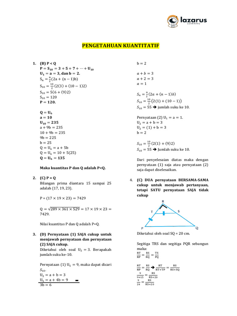 (PEMBAHASAN-PK) Paket 041 | PDF