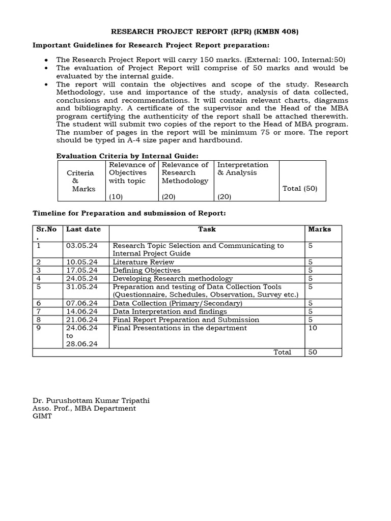 Research Project Timeline Guidelines | PDF | Methodology | Science