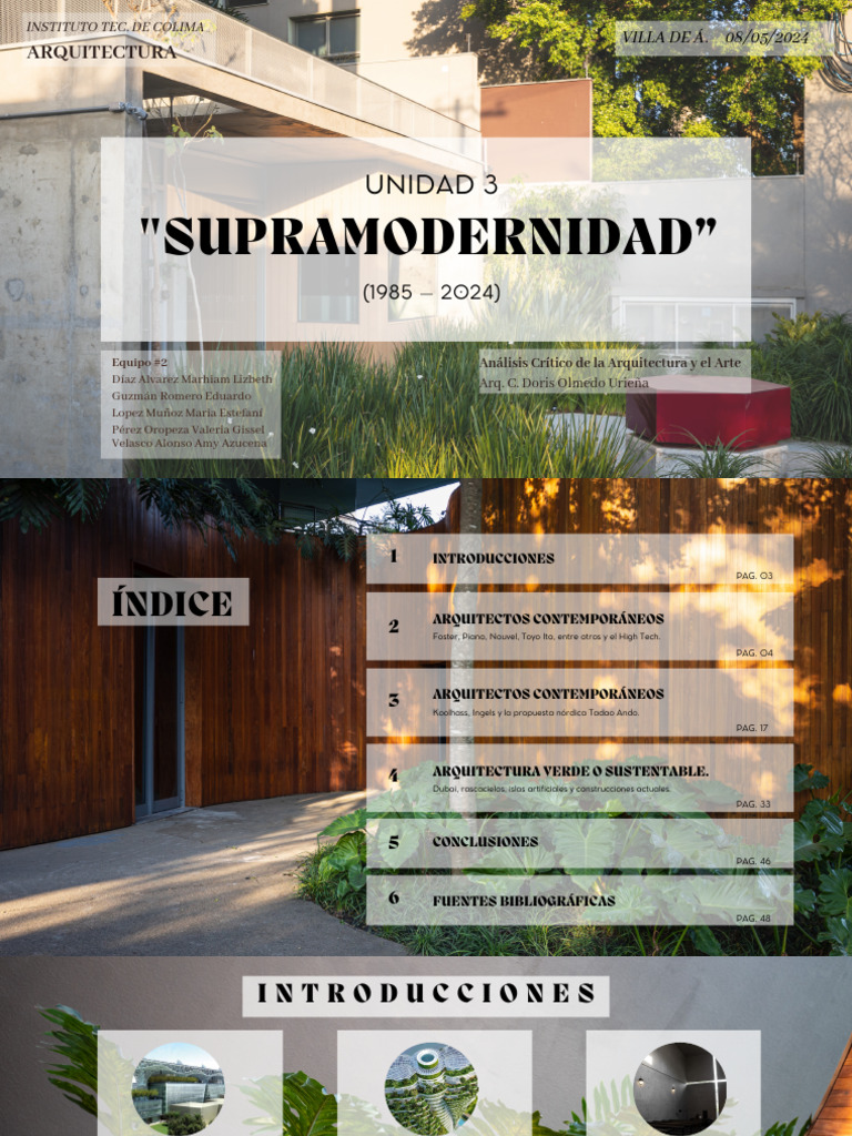 Supramodernidad Equipo2 | PDF