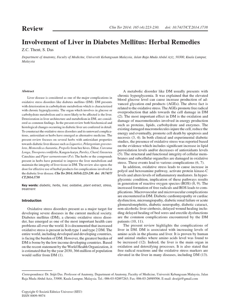 165 04 10 Review Zar Chi Thent Pdf Glucose Hyperglycemia