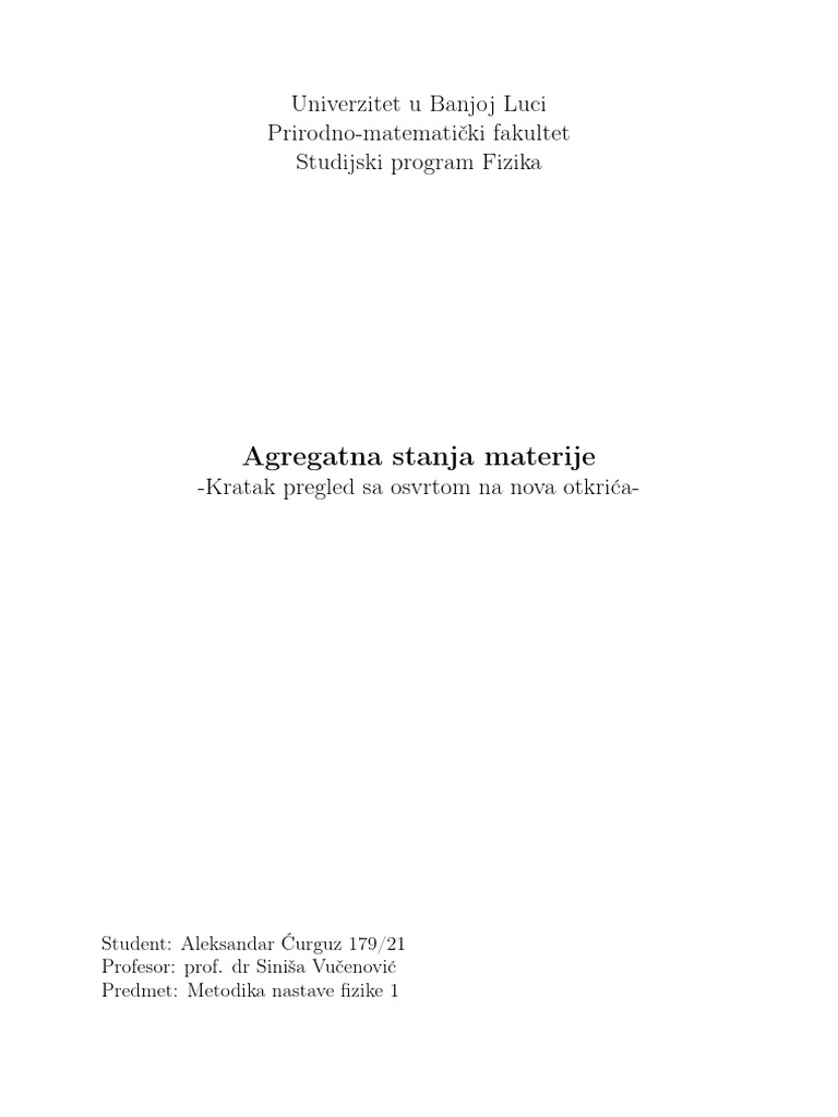 Metodika Seminarski | PDF