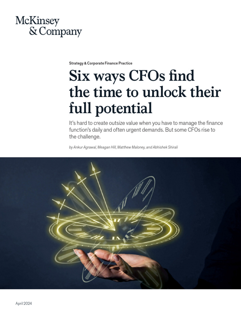 6 Ways CFO | PDF | Chief Financial Officer | Risk