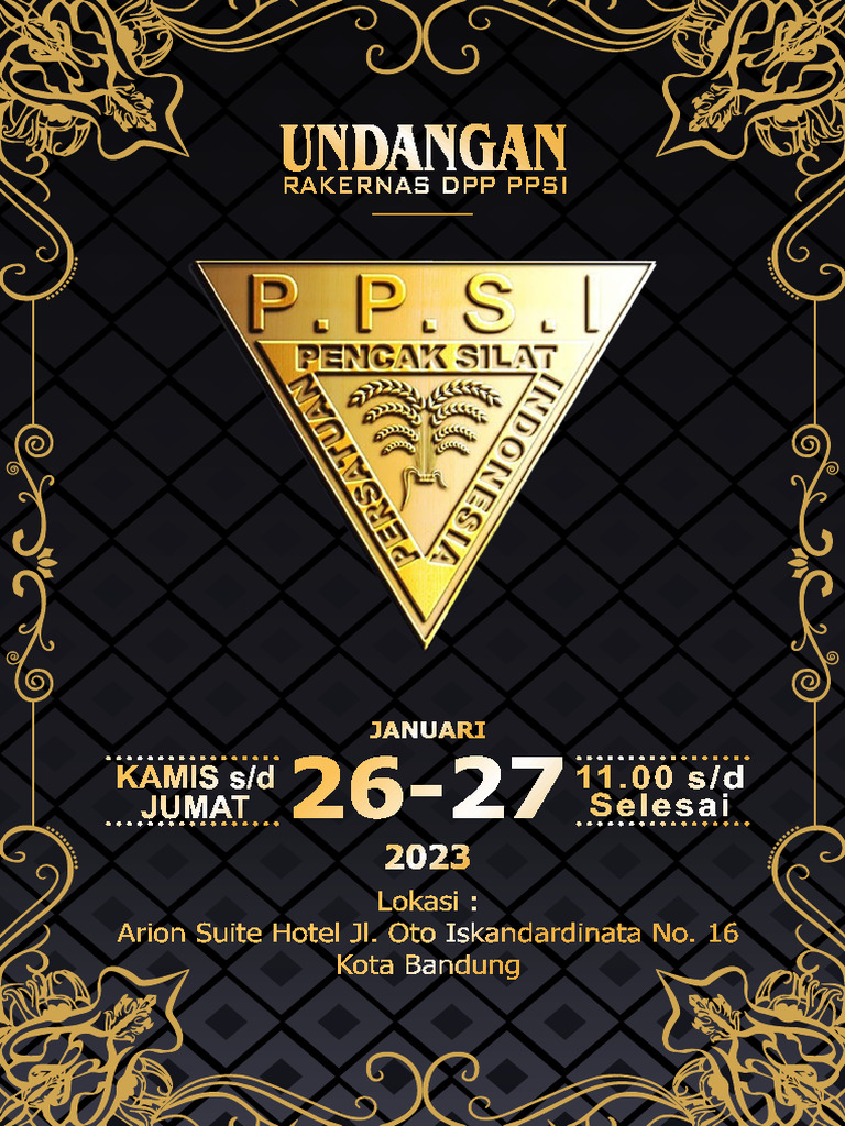 Undangan Rakernas DPP Ppsi 2023 | PDF