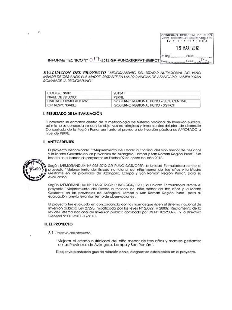 Informe Tecnico | PDF