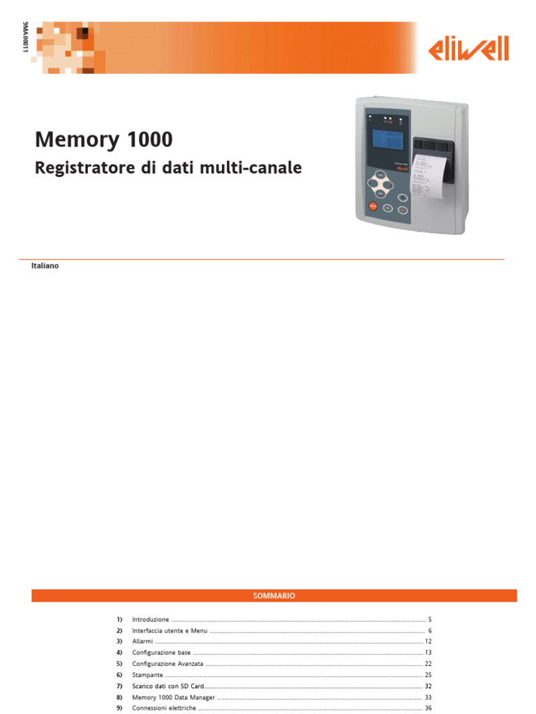 Eliwell Memory 1080f | PDF