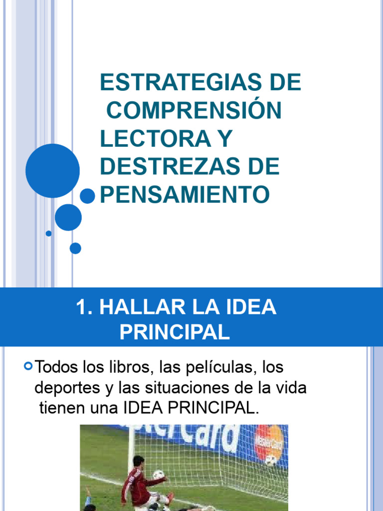 Estrategias de Comprensión Lectora | PDF | Pensamiento | Cognición